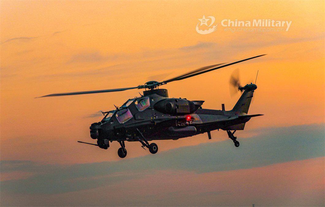 Attack helicopter lifts off for flight training - Ministry of National Defense