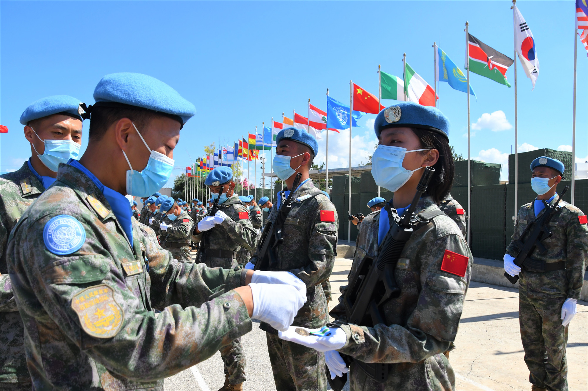 Chinese peacekeepers to Lebanon awarded UN Peace Medal of Honor - Ministry of National Defense